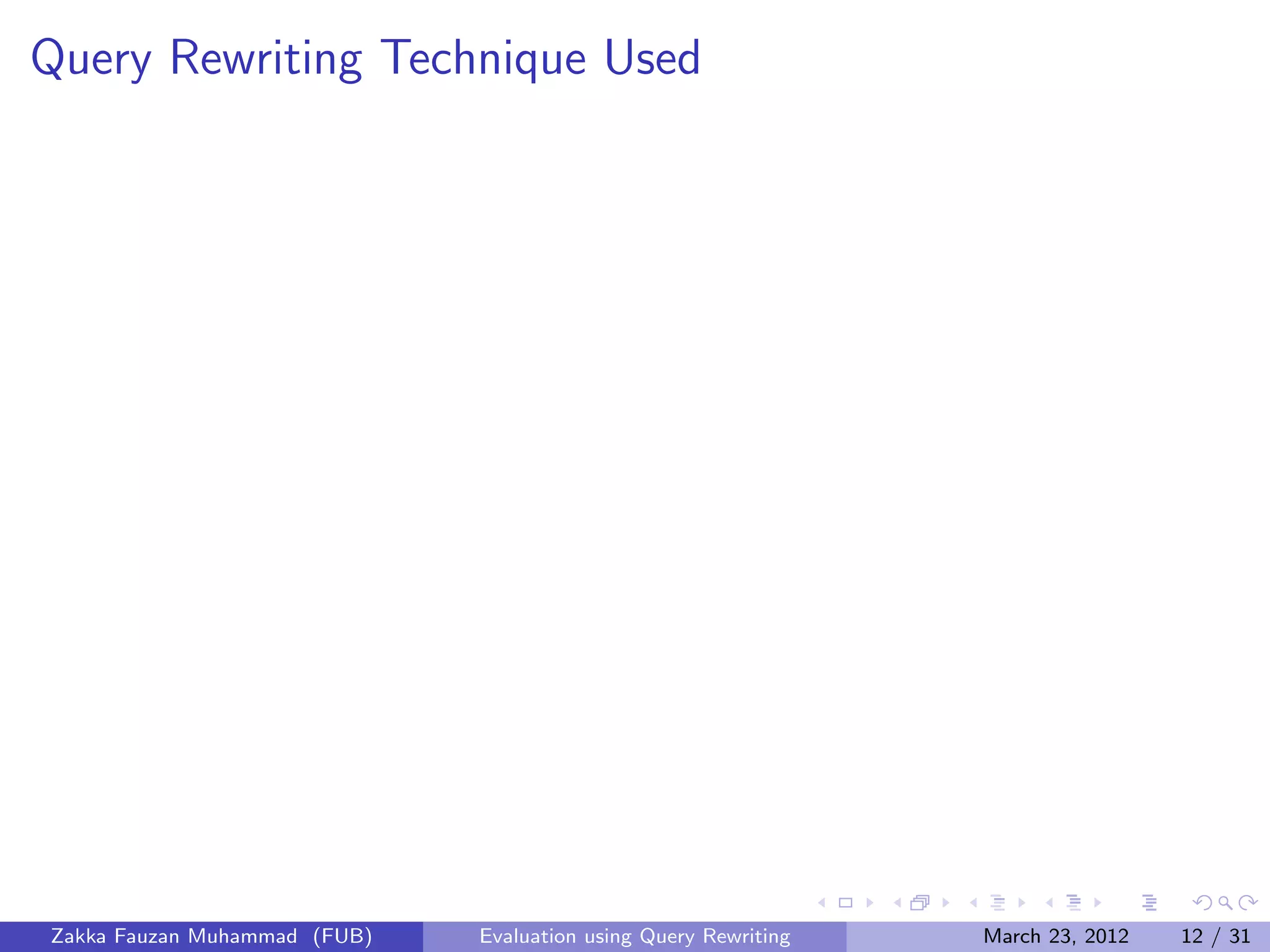 Thesis presentation | PDF | Databases | Computer Software and Applications