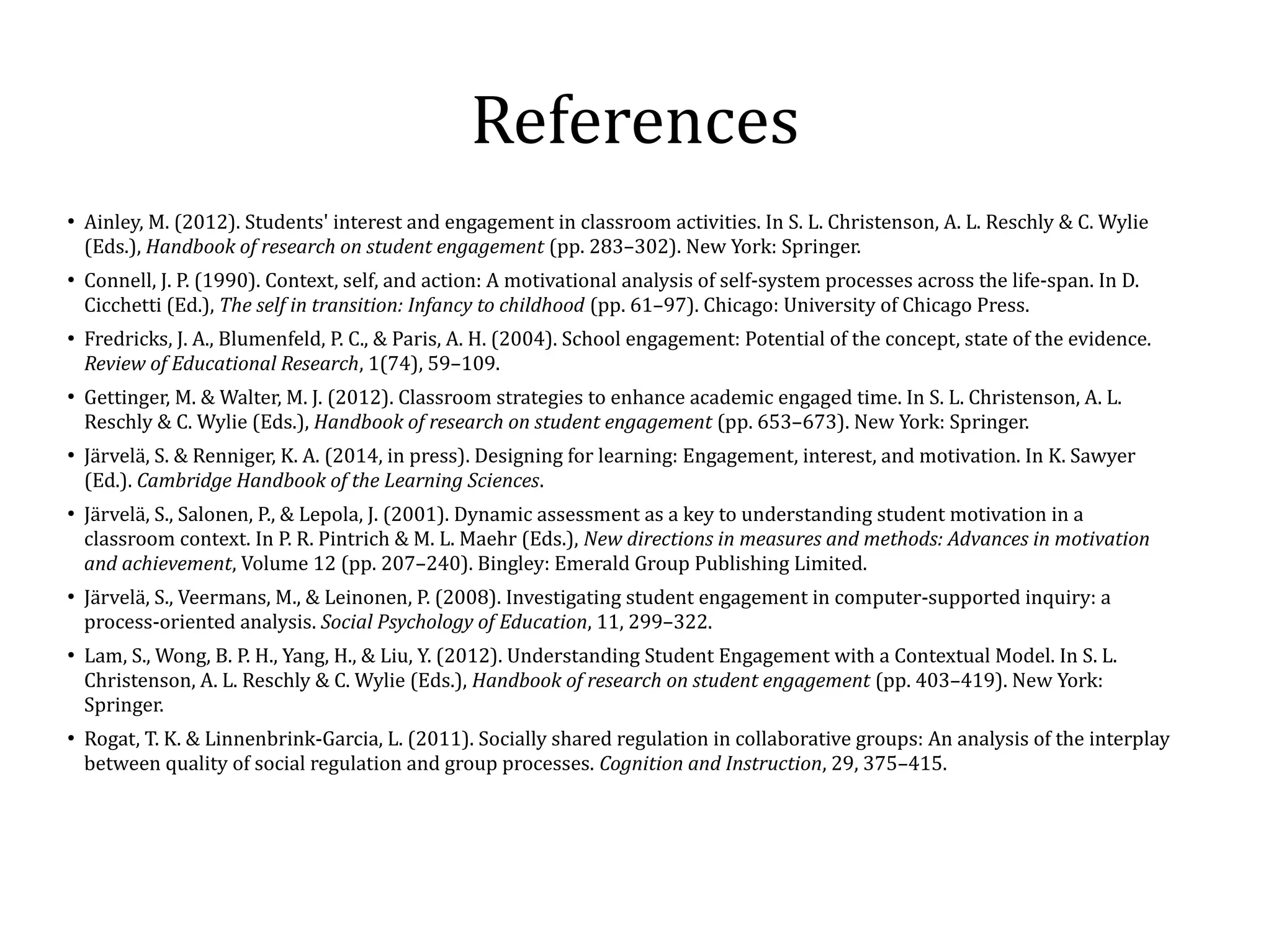 Student engagement as a dynamic and multidimensional concept | PDF