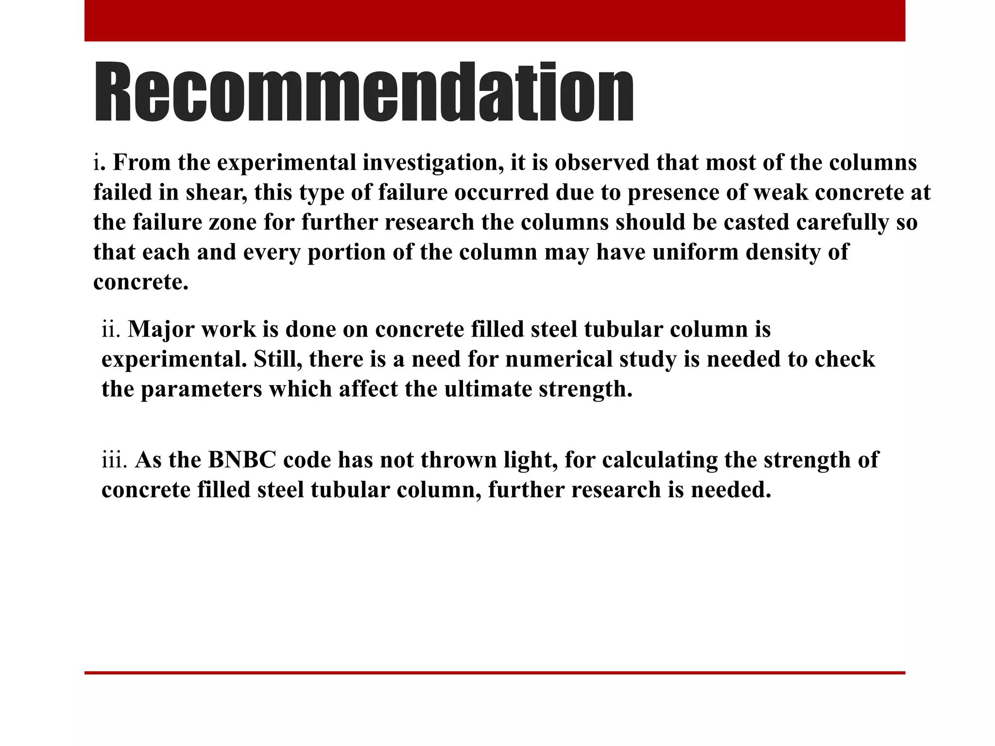 CONCRETE FILLED STEEL TUBULAR COLUMNS USING GS SHEET | PPTX