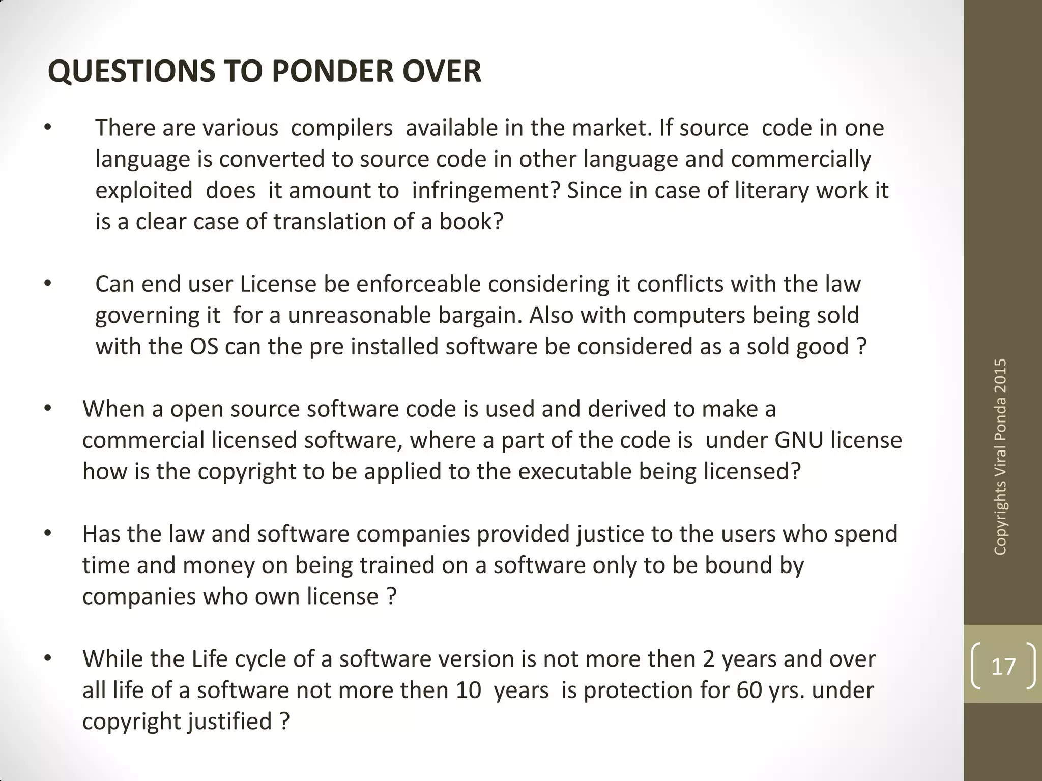 Intellectual Property Protection In software | PDF