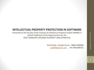 Intellectual Property Protection In software | PDF