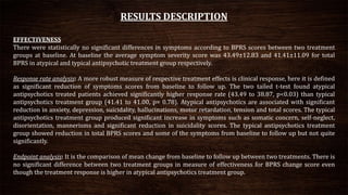 Comparison of safety and effectiveness between atypical and Typical ...