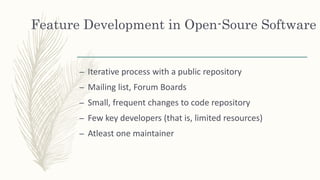 Towards Better Open-Source Development: | PPT