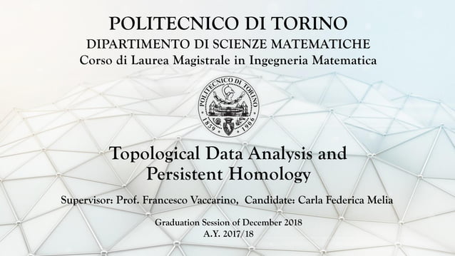 Topological Data Analysis and Persistent Homology | PDF