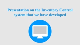 Developing A Computerized System For Inventory Control Using Excel: A ...