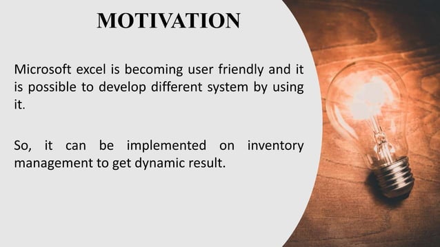 Developing A Computerized System For Inventory Control Using Excel: A ...