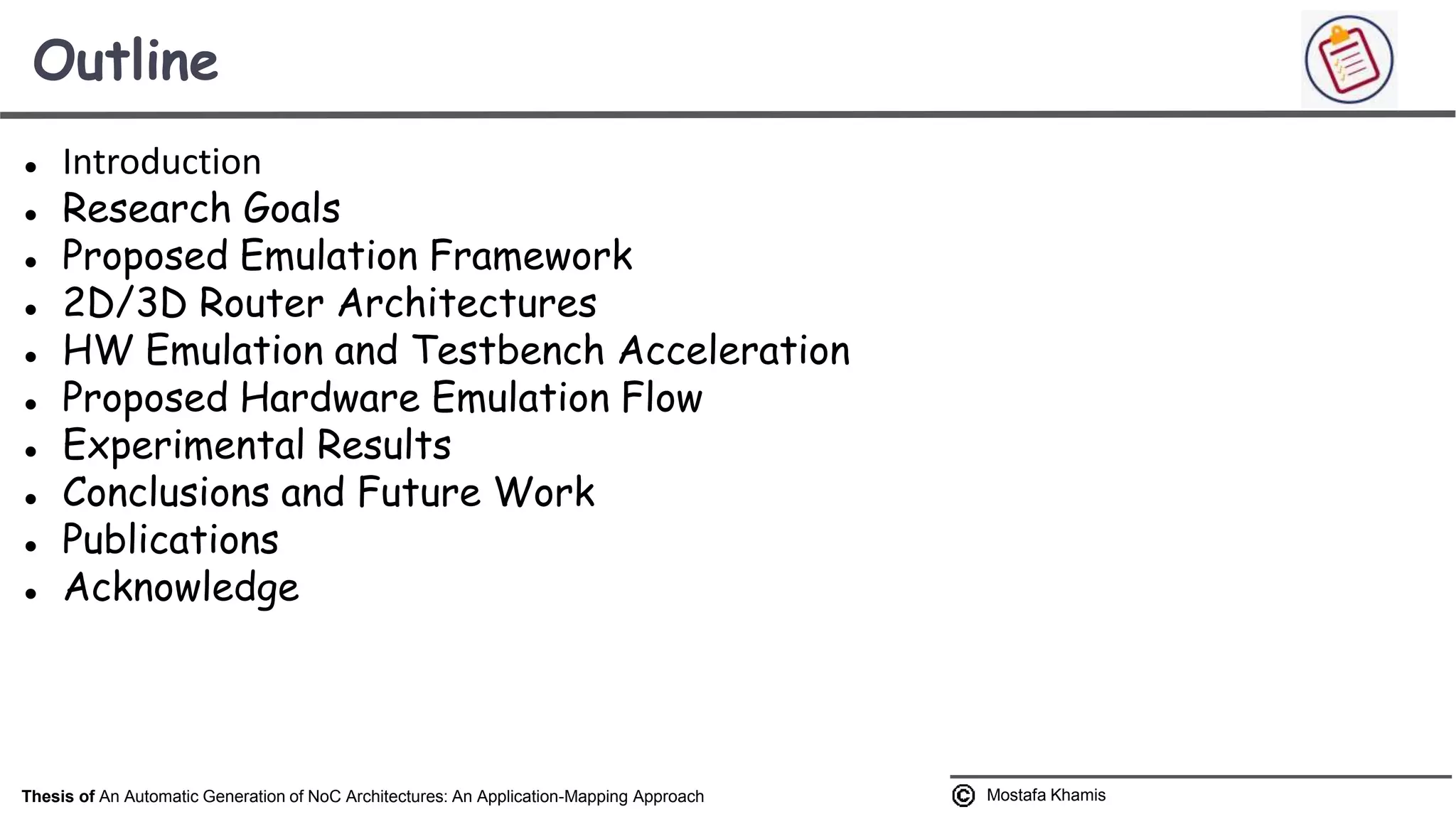 An Automatic Generation of NoC Architectures: An Application-Mapping ...
