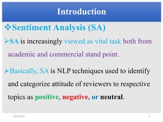 Aspect Based Sentiment analysis of Afaan Oromoo Movie reviews using machine learning techniques ...
