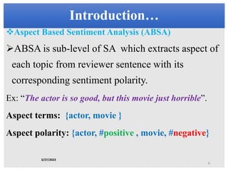 Aspect Based Sentiment analysis of Afaan Oromoo Movie reviews using ...