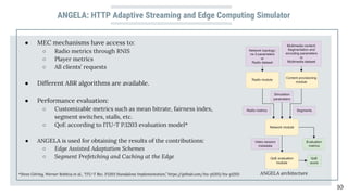 Multi-access Edge Computing for Adaptive Video Streaming | PDF