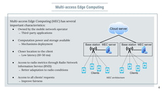 Multi-access Edge Computing for Adaptive Video Streaming | PDF | Internet | Computing