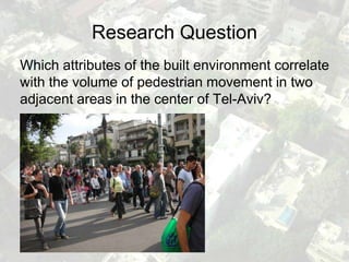 Pedestrian Movement Analysis | PPTX