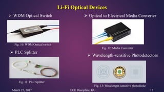 Design and Analysis of 1 Gbps Multi-host Li-Fi Model Using Wavelength Division Multiplexing (WDM ...