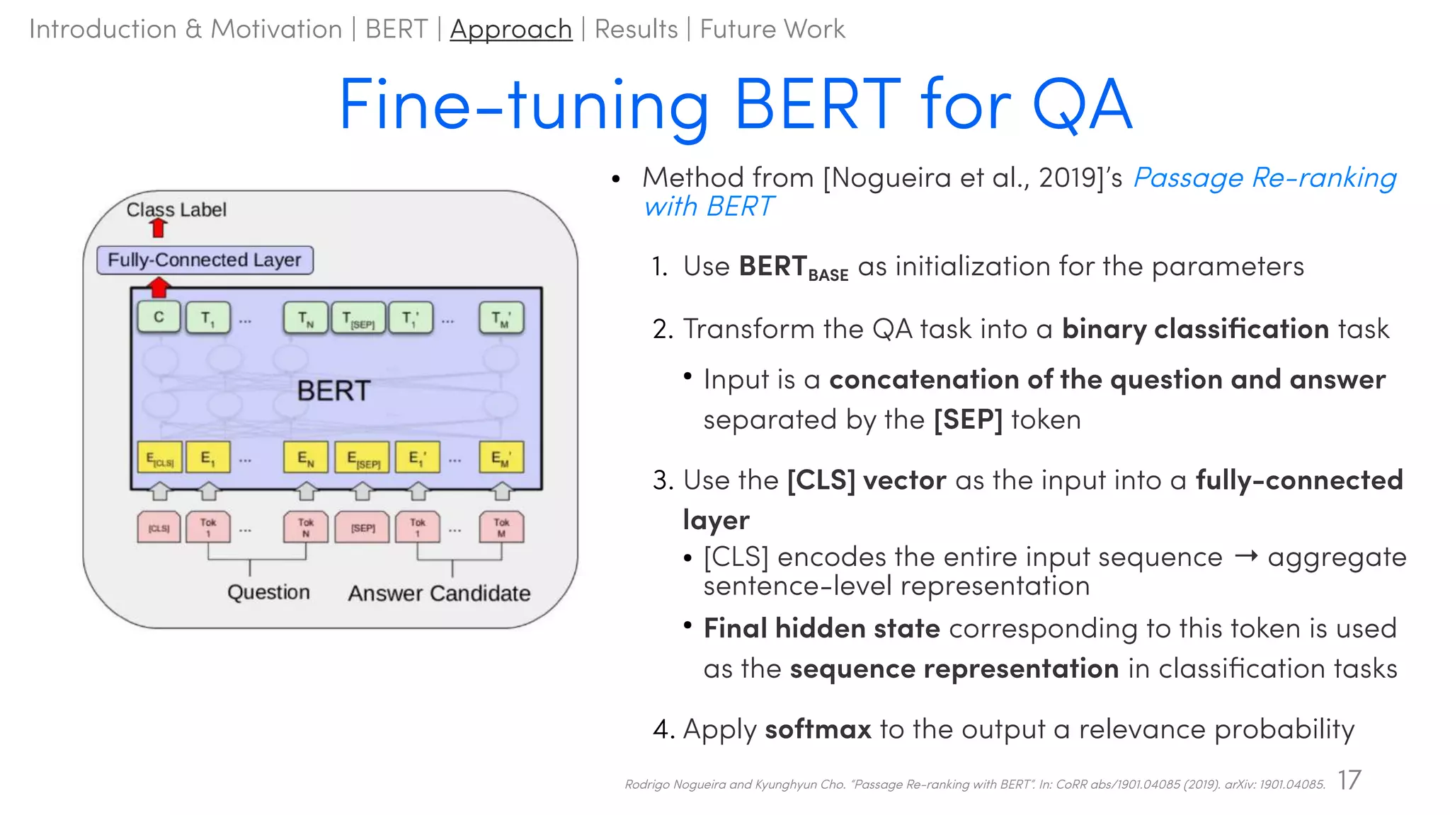 Financial Question Answering with BERT Language Models | PDF
