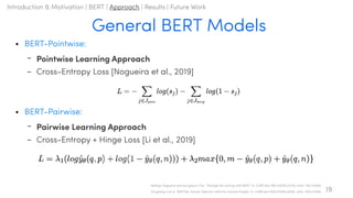 Financial Question Answering with BERT Language Models | PDF