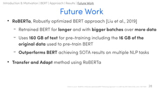 Financial Question Answering with BERT Language Models | PDF