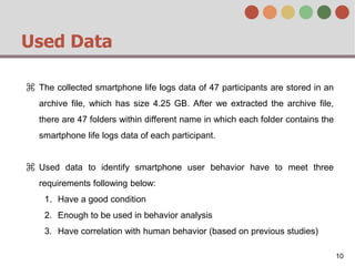Behavior-Based Authentication System Based on Smartphone Life-Logs Data ...