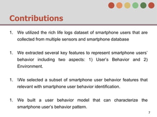 Behavior-Based Authentication System Based on Smartphone Life-Logs Data | PPT | Free Download