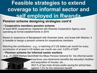 Master`s thesis presentation in Social Protection Financing by jean d ...