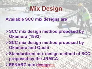 Thesis presentation on analyzing the properties of self compacting ...