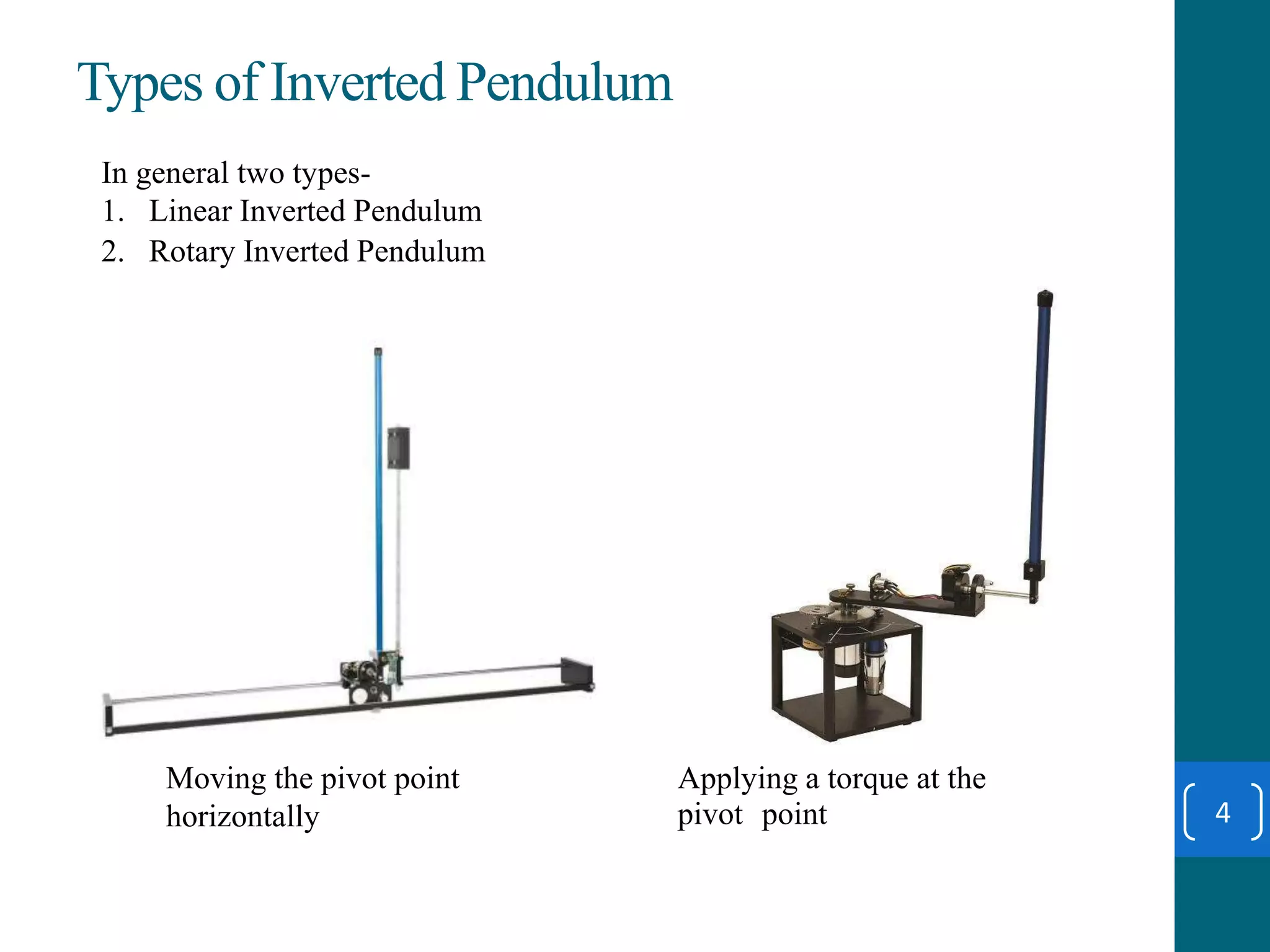 Thesis presentation on inverted pendulum | PPTX