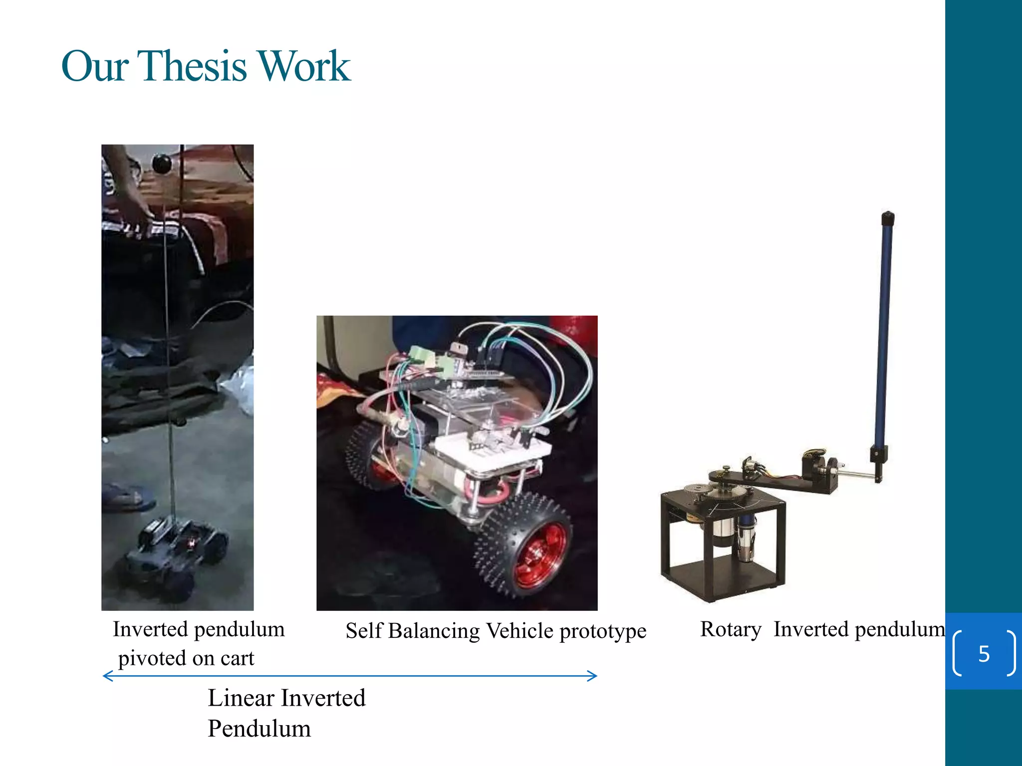 Thesis presentation on inverted pendulum | PPTX