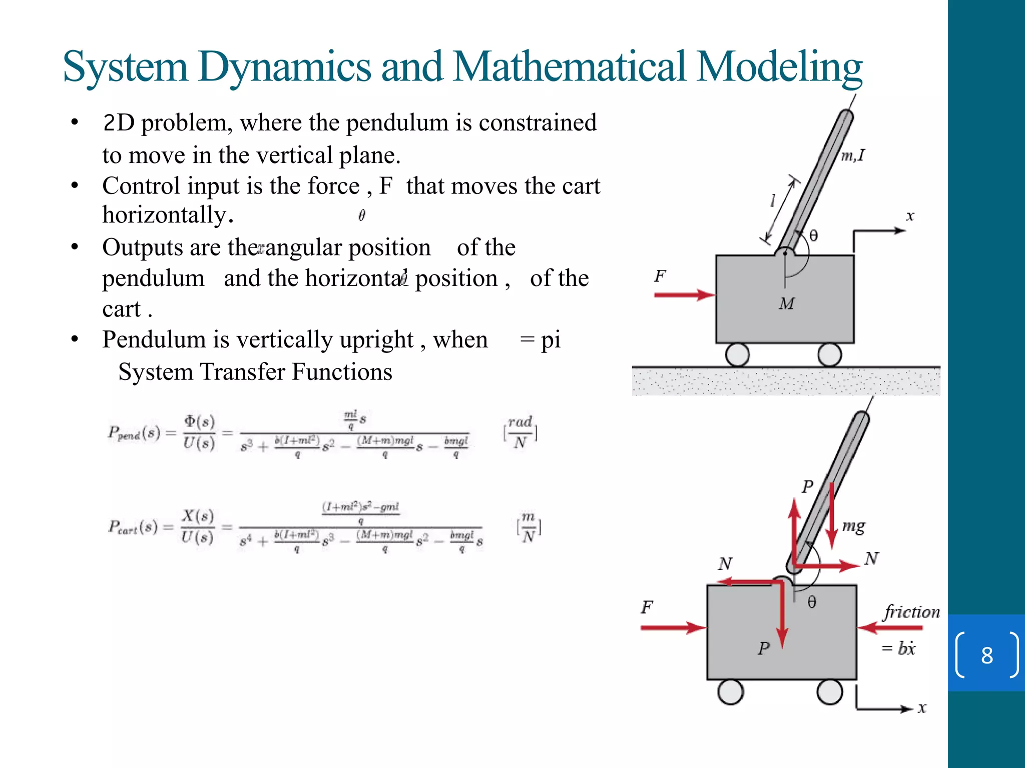Thesis presentation on inverted pendulum | PPTX