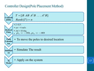Thesis presentation on inverted pendulum | PPTX