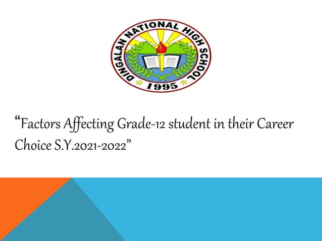 THESIS PRESENTATION about Factors Affect | PPT