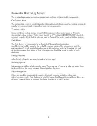 Thesis Rain Harvesting System TWPS | DOCX