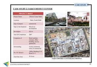 THESIS REPORT ON CENTRAL BUSINESS DISRTICT | PDF