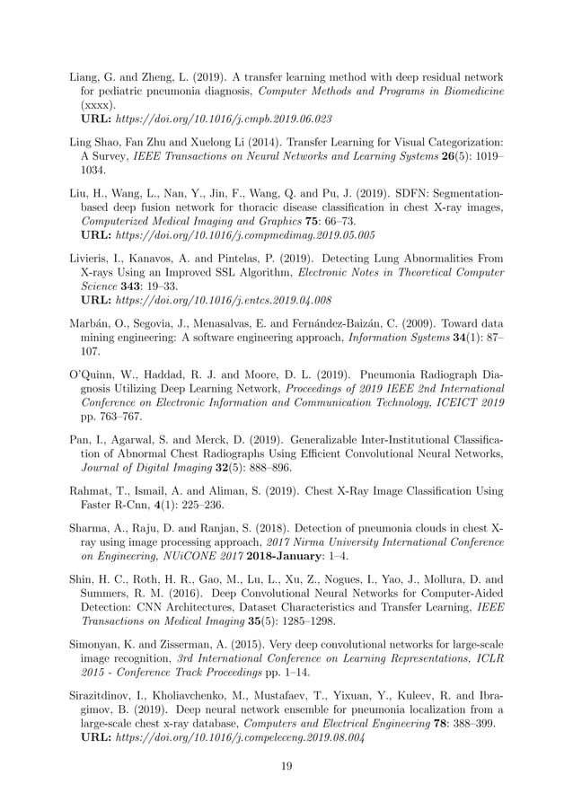 Pneumonia Classification using Transfer Learning | PDF