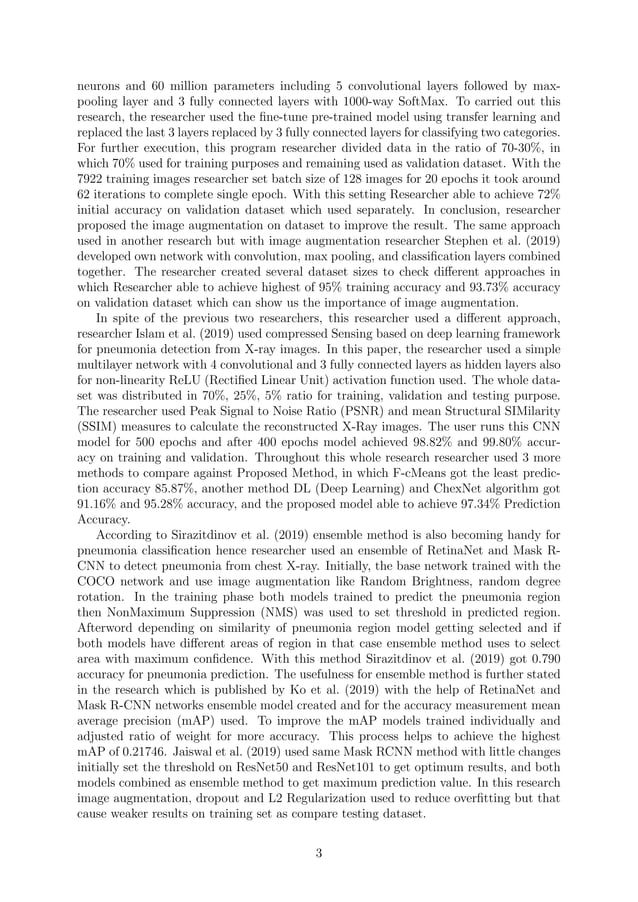 Pneumonia Classification using Transfer Learning | PDF