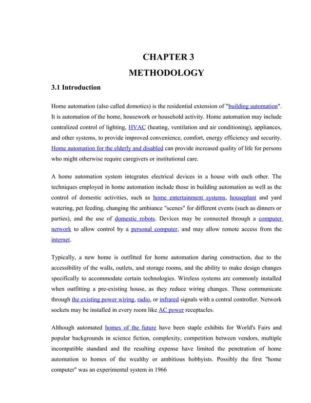 Thesis - Voice Control Home Automation