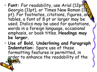 Thesis requirements - Chinese Culture | PPT