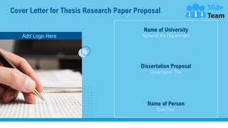 Thesis Research Paper Proposal PowerPoint Presentation Slides | PDF
