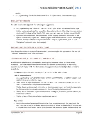 Thesis and Dissertation Guide 2013 According to Cornell University | PDF