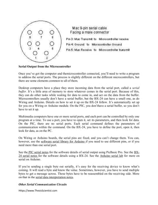 INTERFACING WITH INTEL 8251A (USART) | PDF