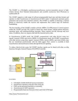 INTERFACING WITH INTEL 8251A (USART) | PDF