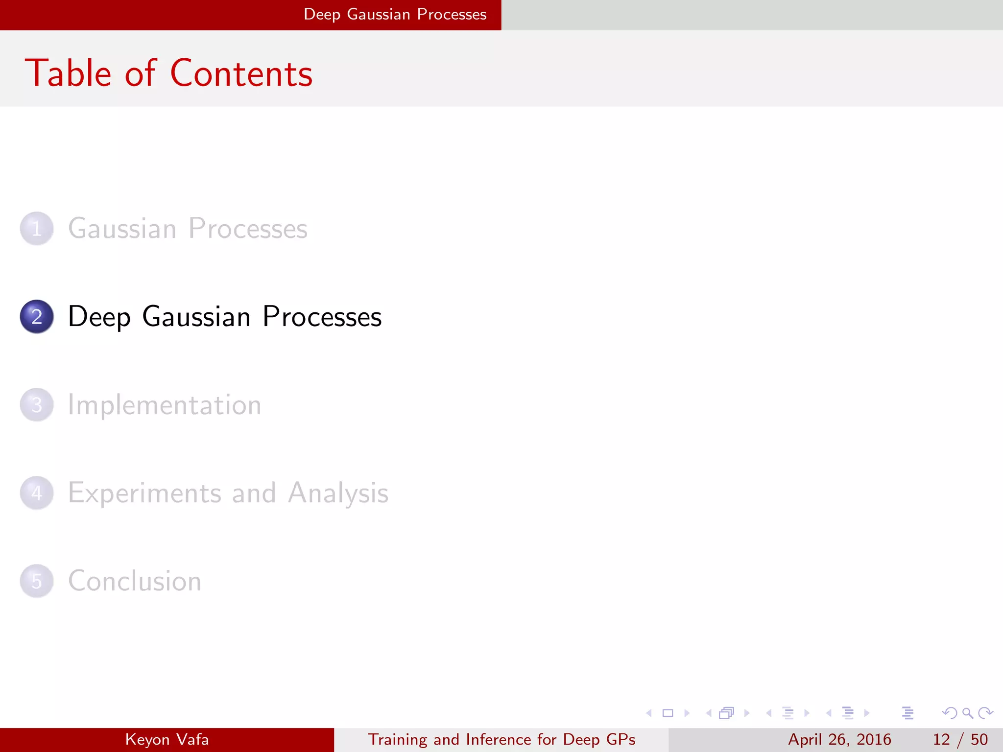 Training and Inference for Deep Gaussian Processes | PDF | Physics | Science