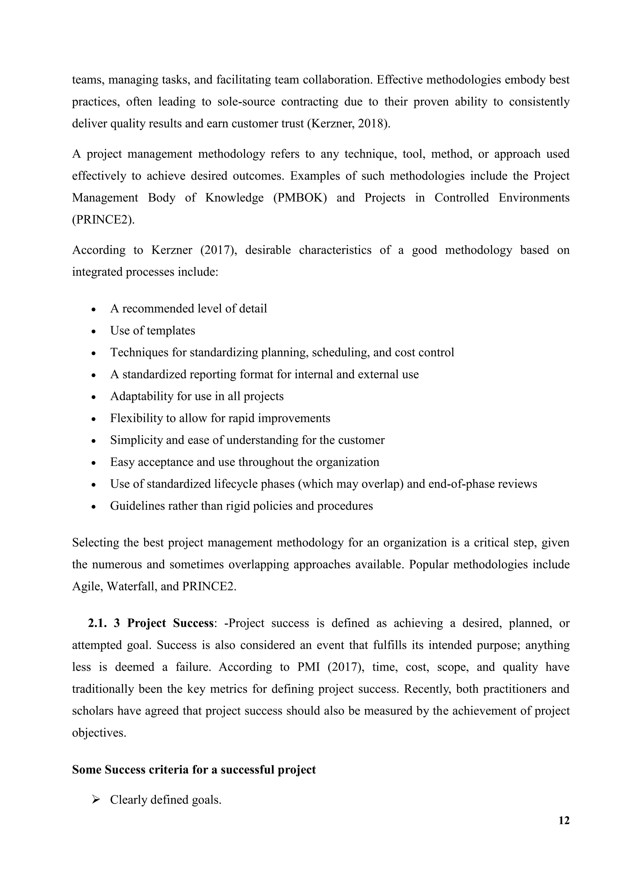 Assessment of Project Management Practices and Challenges in ...