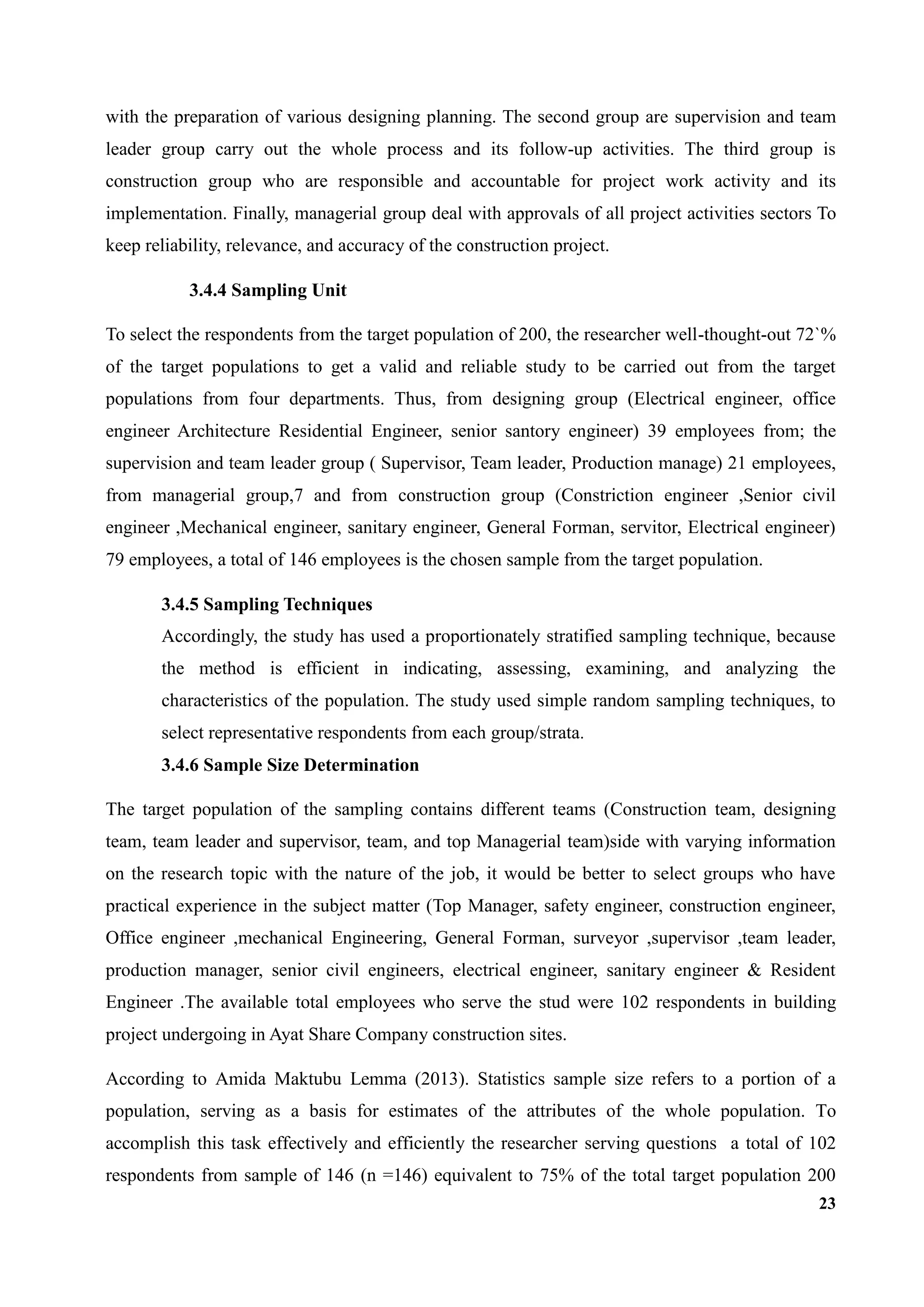 Assessment of Project Management Practices and Challenges in Construction Projects: A Case Study ...