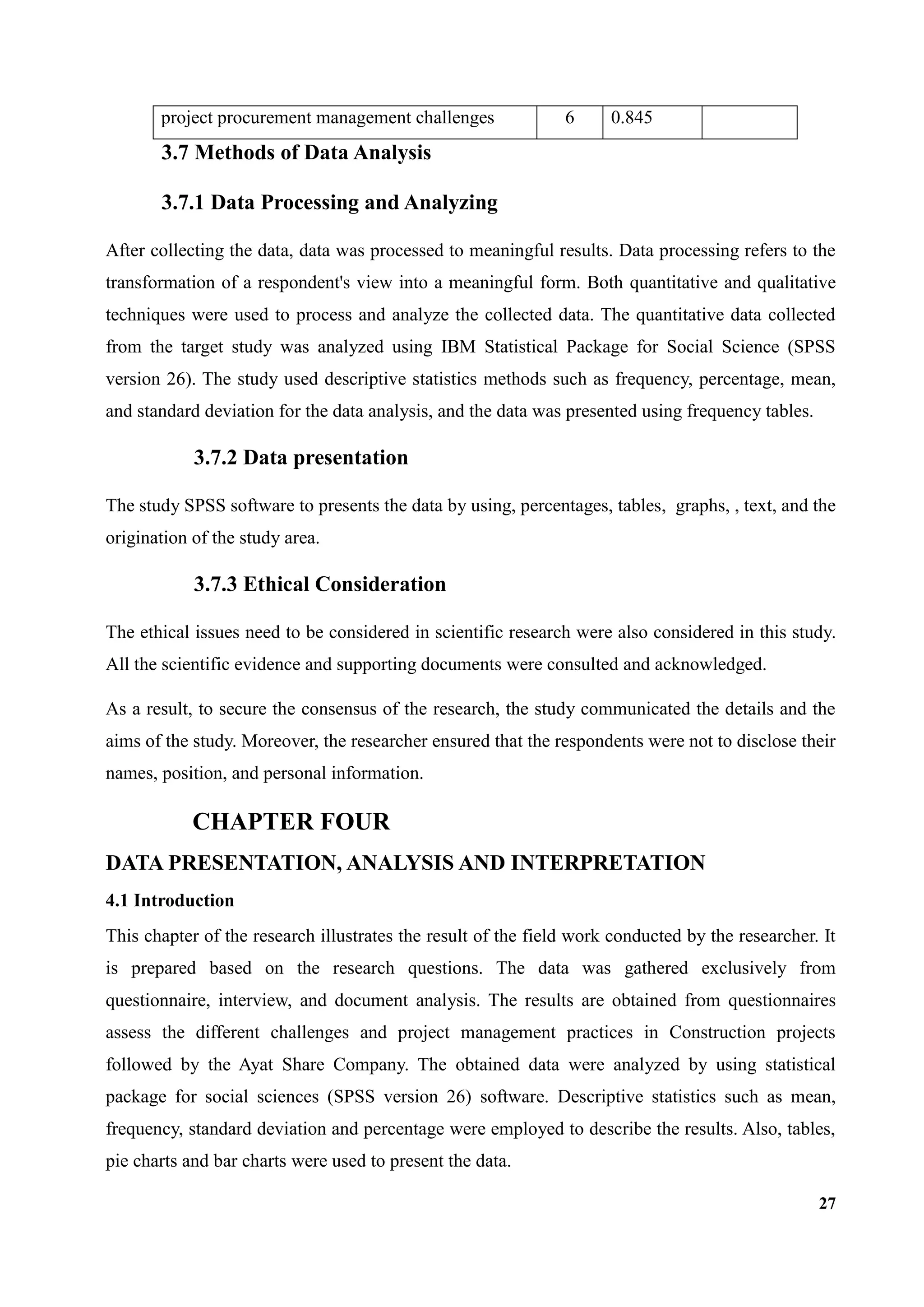 Assessment of Project Management Practices and Challenges in ...