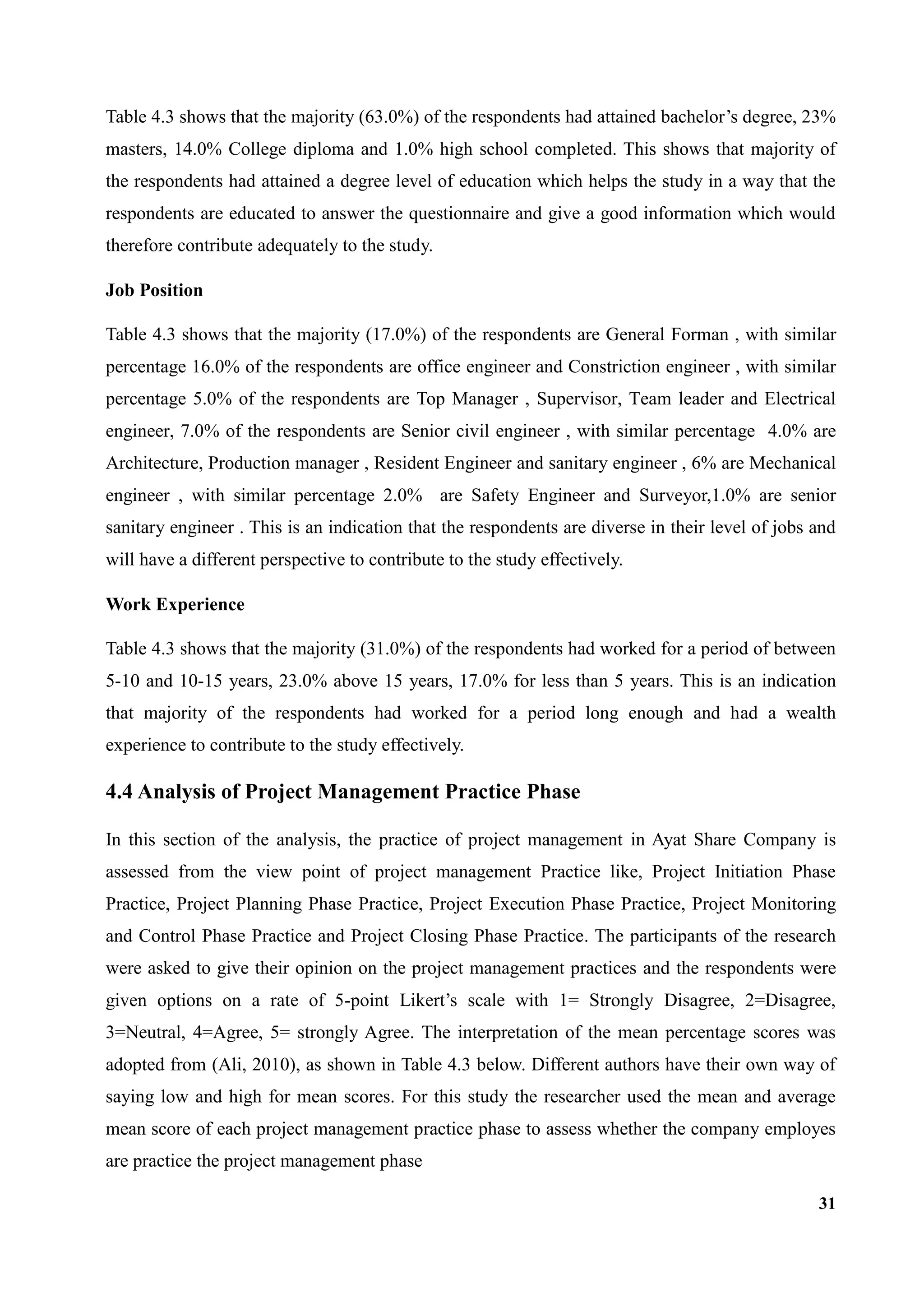 Assessment of Project Management Practices and Challenges in ...