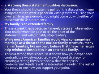 Thesis statement | PPT