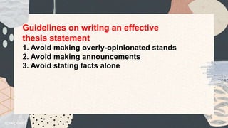 Thesis Statement.pptx