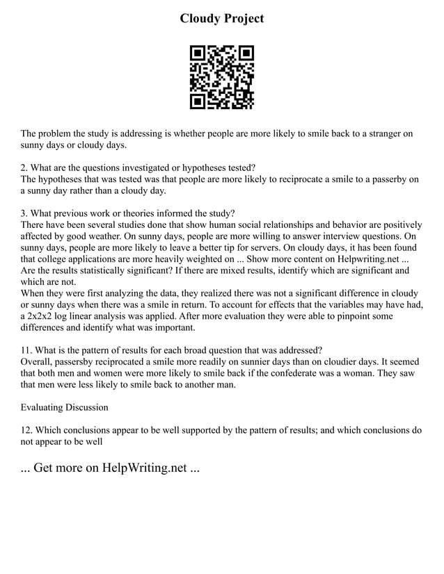 Thesis Statement Anchor Chart | PDF