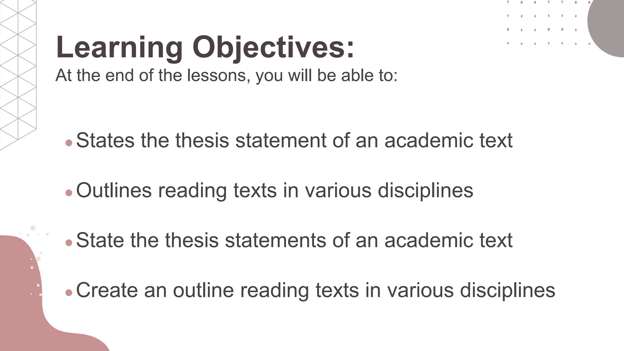 THESIS STATEMENT AND OUTLINE READING TEXT.pptx