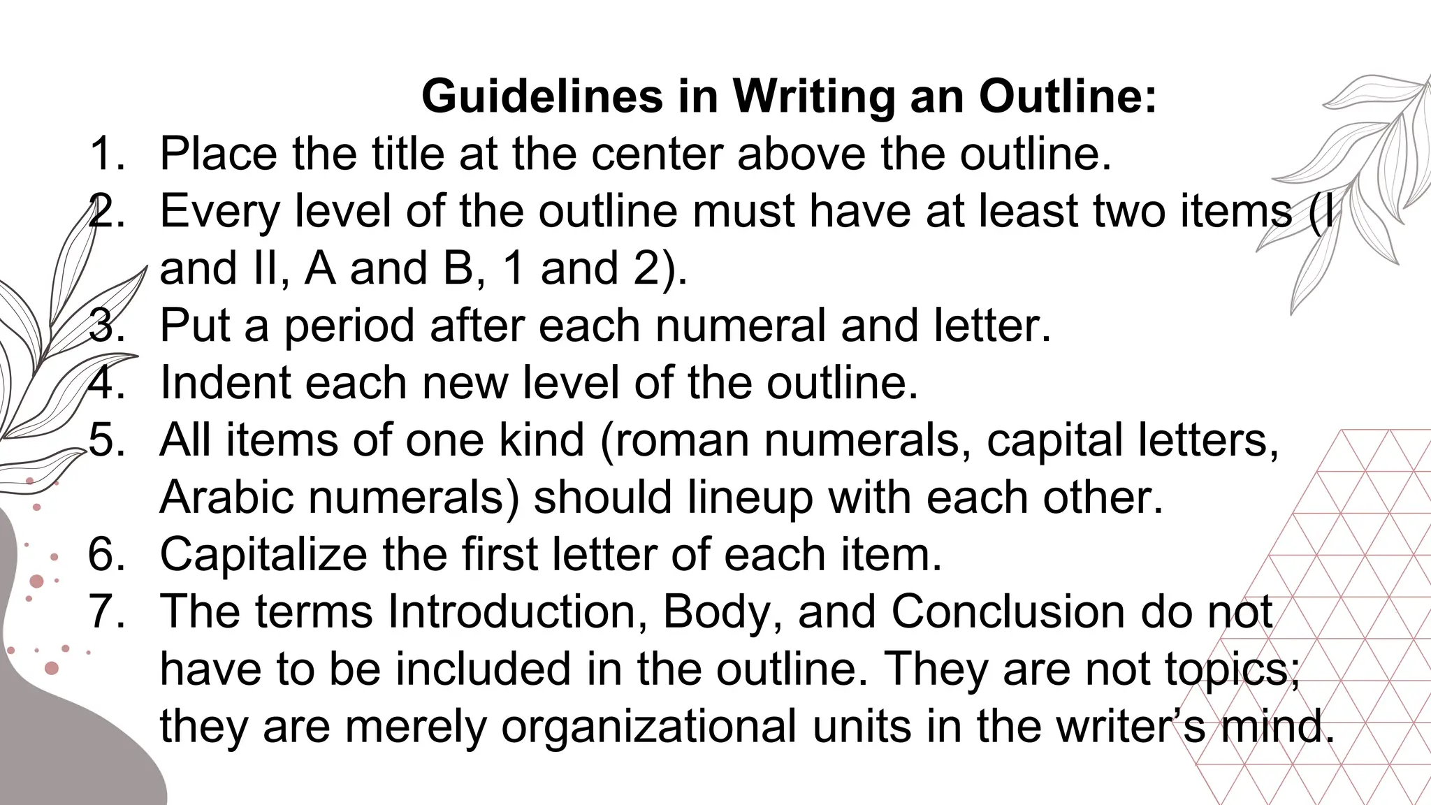 THESIS STATEMENT AND OUTLINE READING TEXT.pptx