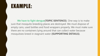 Simple way of writing Thesis statement and topic sentence.pptx